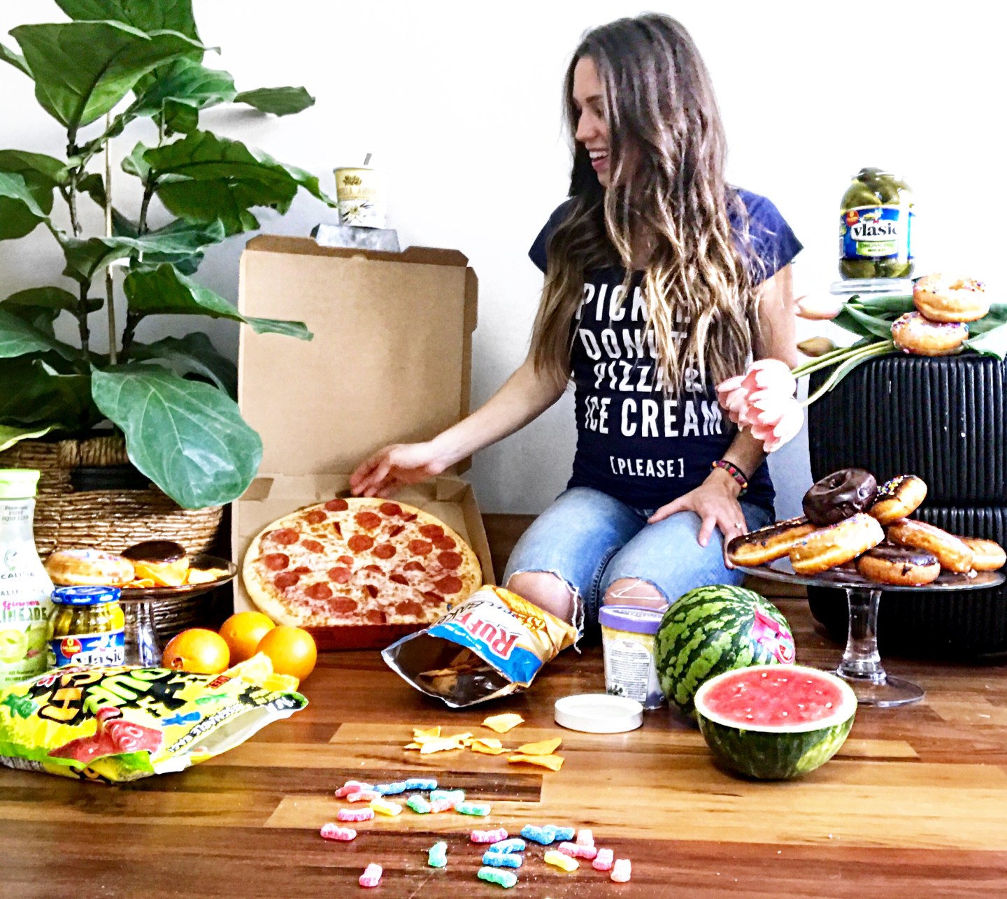 Pickles, Donuts, Pizza & Ice Cream